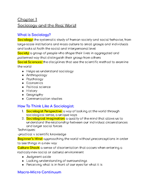Chapter 2 inquizitive - notes - A sociologist wants to examine how ...