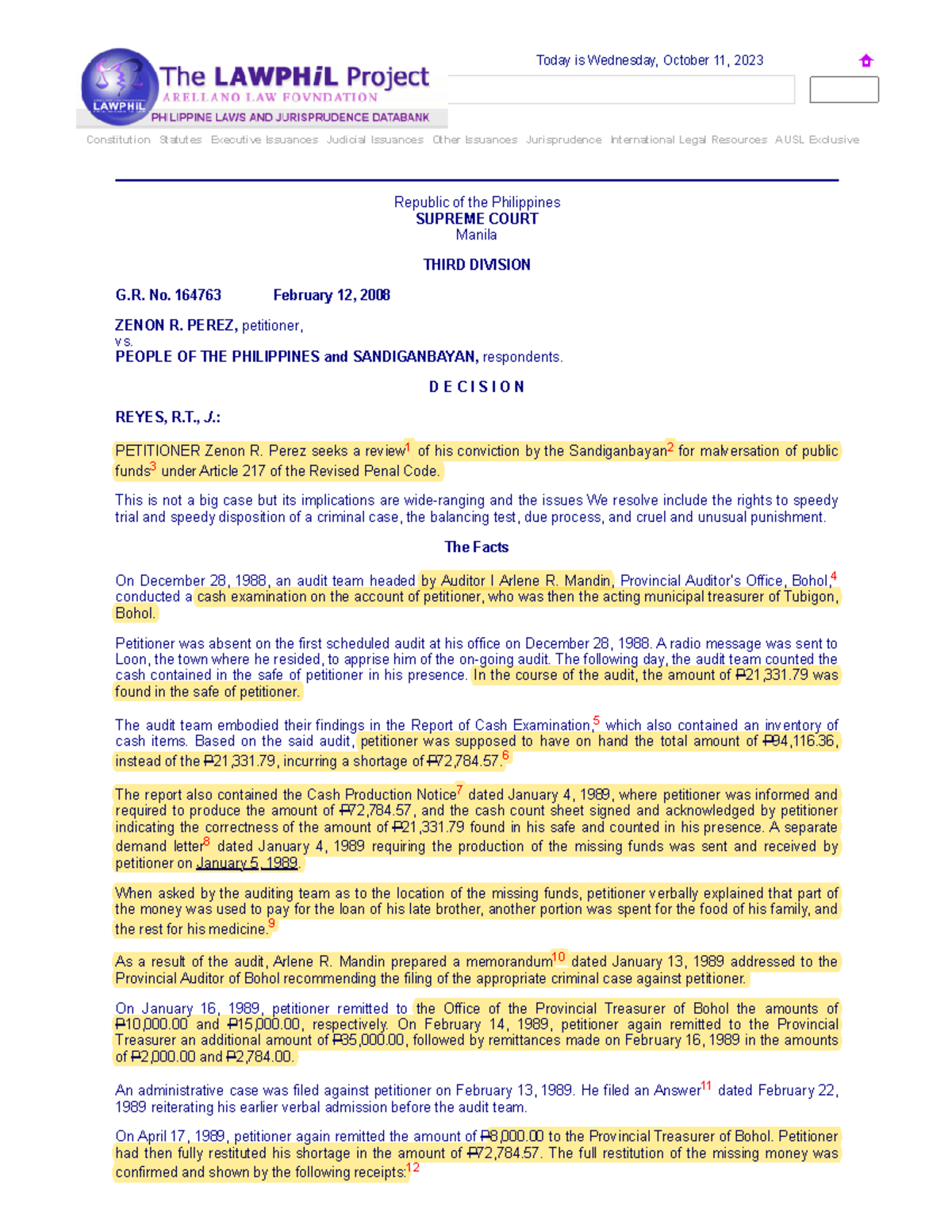 G.R. No. 164763 - GOOD - Constitution Statutes Executive Issuances ...