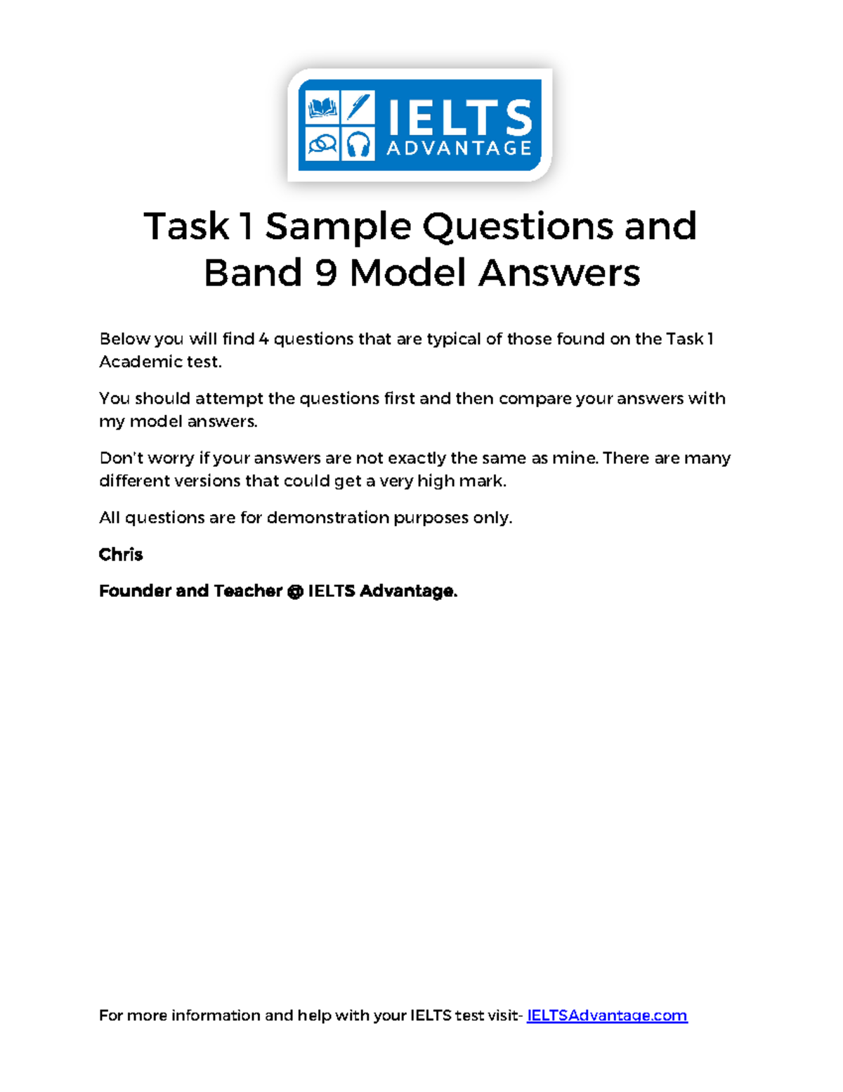 Task-1-Samples - Essays - Band 9 Model Answers Below you will find 4 ...