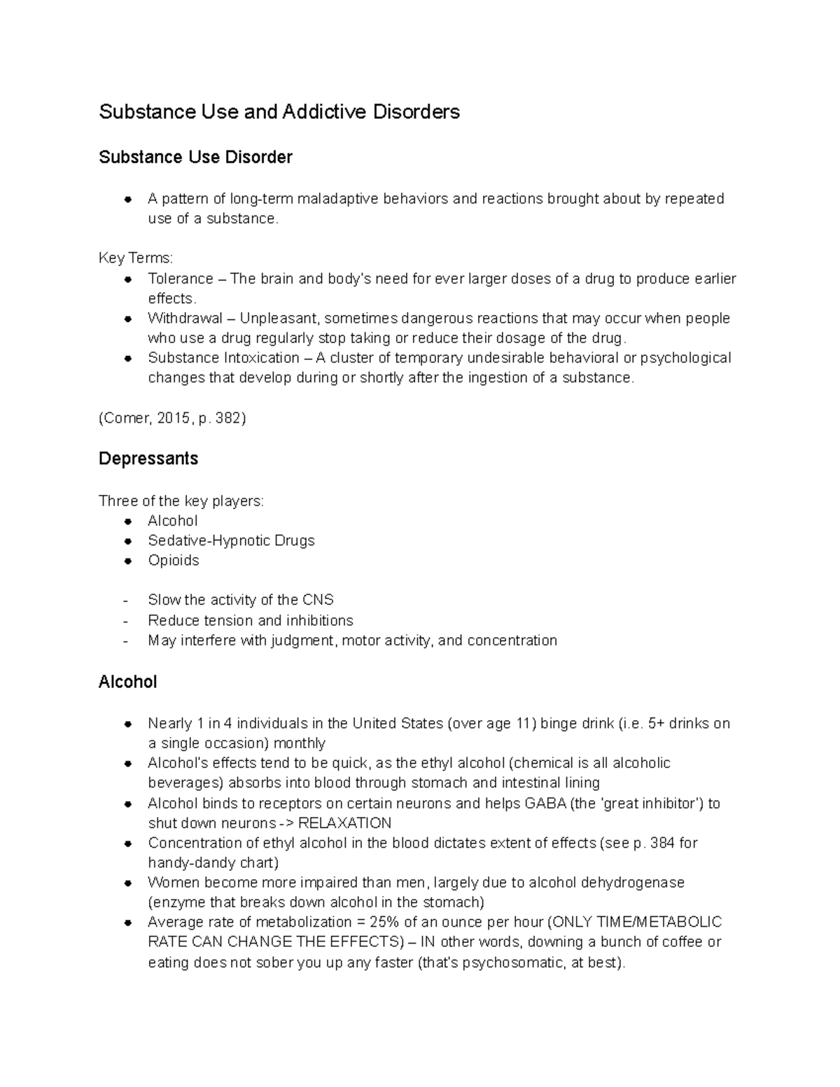 Substance Use and Addictive Disorders - Substance Use and Addictive ...