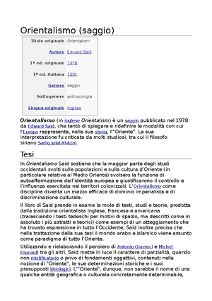 Orientalism Book Review By Edward Said - Melissa Zepeda Edward Said ...