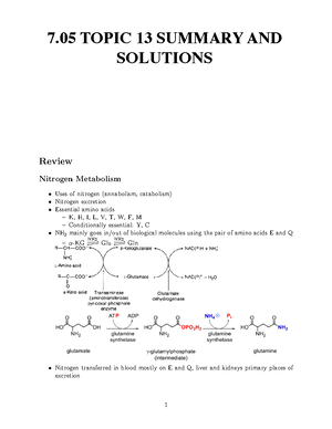 General Biochemistry Problems Set 3 answers - Massachusetts Institute ...