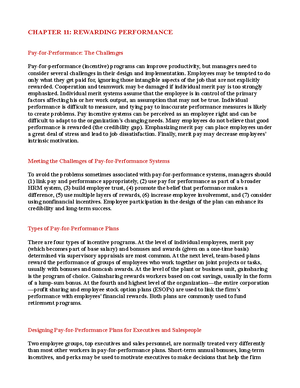 HR Chapter 13 - DEVELOPING EMPLOYEE RELATIONS ! - CHAPTER 13: DEVELOPING EMPLOYEE RELATIONS The ...