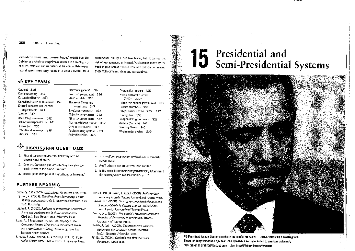 15. Presidential Systems - ingles - Studocu