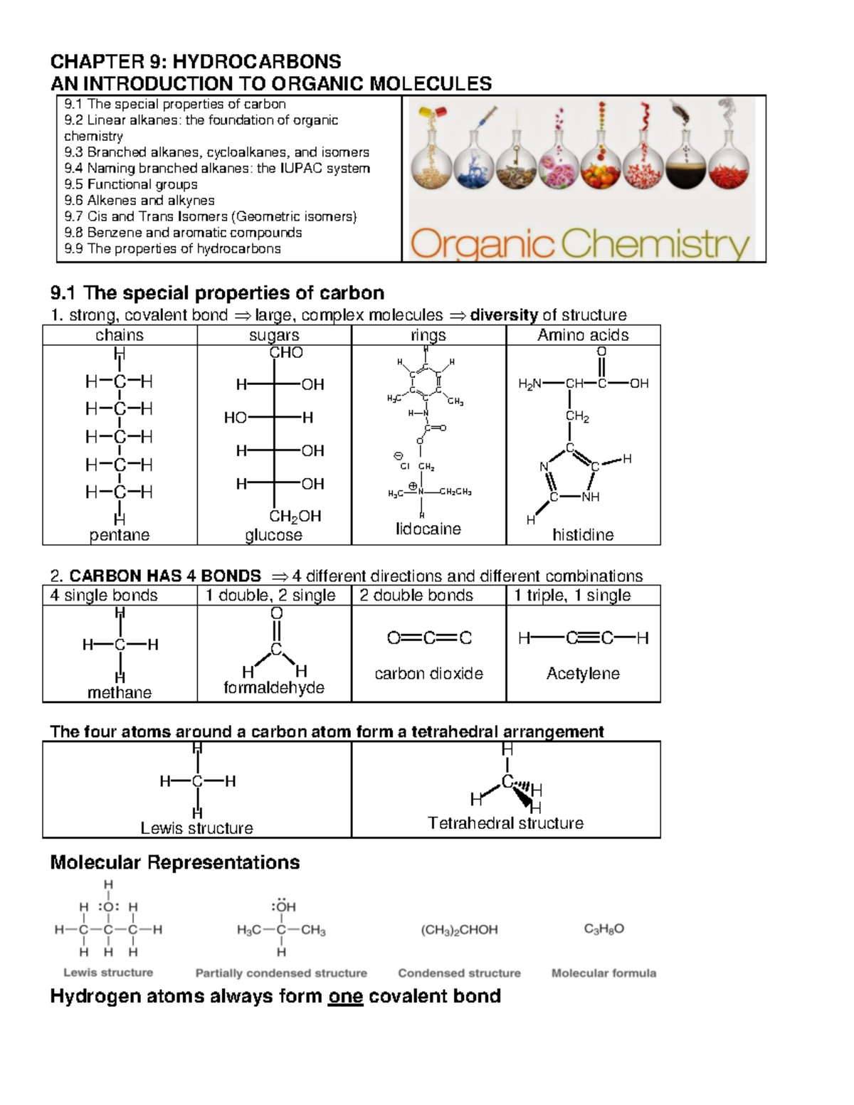 Hydrocarbons (Organic Chemistry Lecture) - CHAPTER 9: HYDROCARBONS AN ...