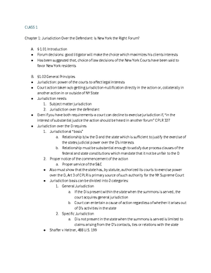 MBE Subject Matter Outline - 226 - civ1 - Studocu