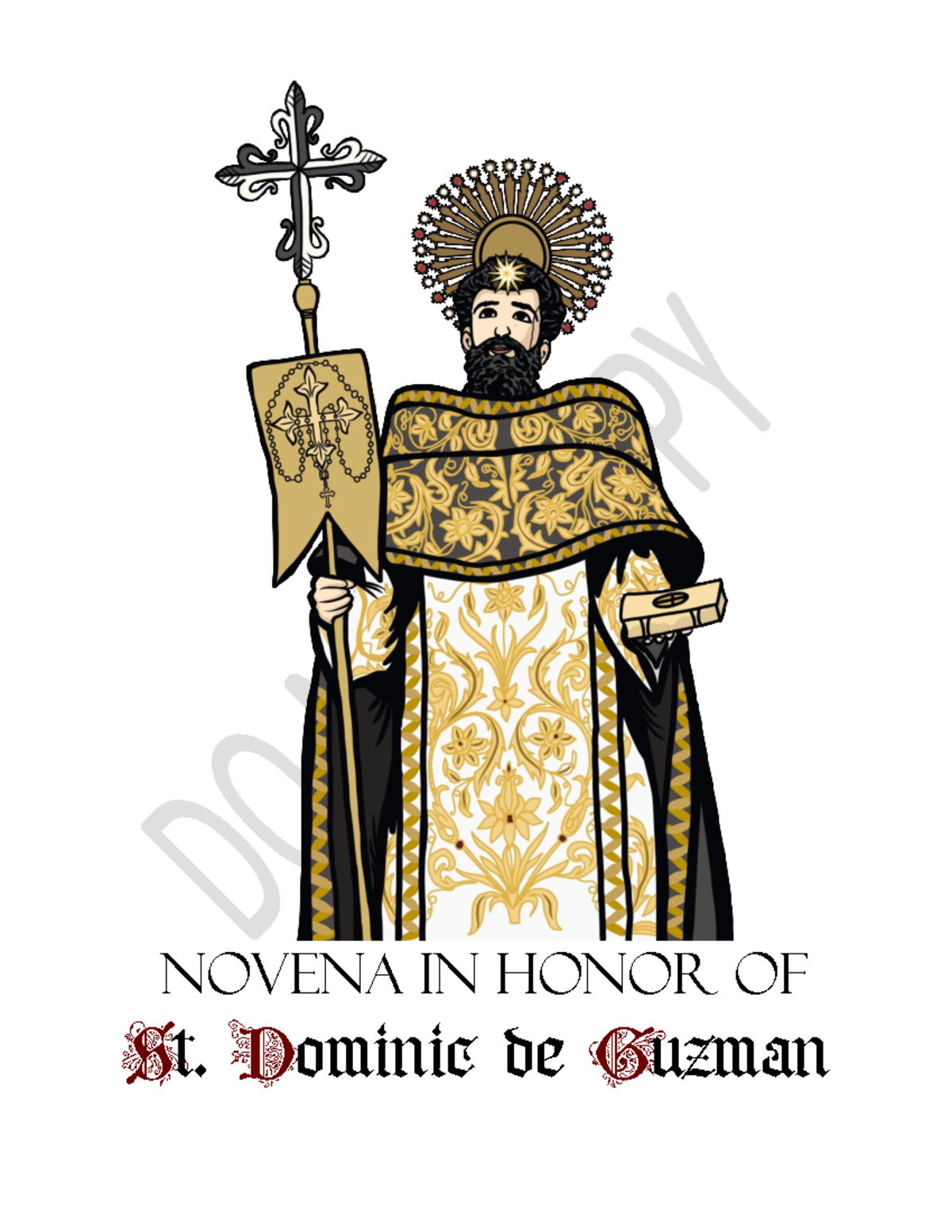 Novena in Honor of St - Dominic de Guzman Novena in honor of St ...