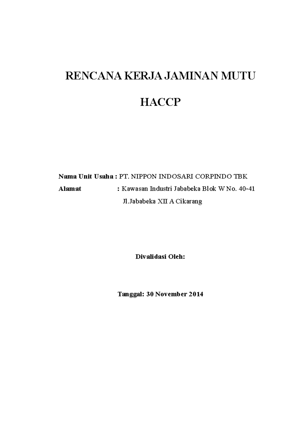 248741675 Rencana Kerja Jaminan Mutu b2 - RENCANA KERJA JAMINAN MUTU ...