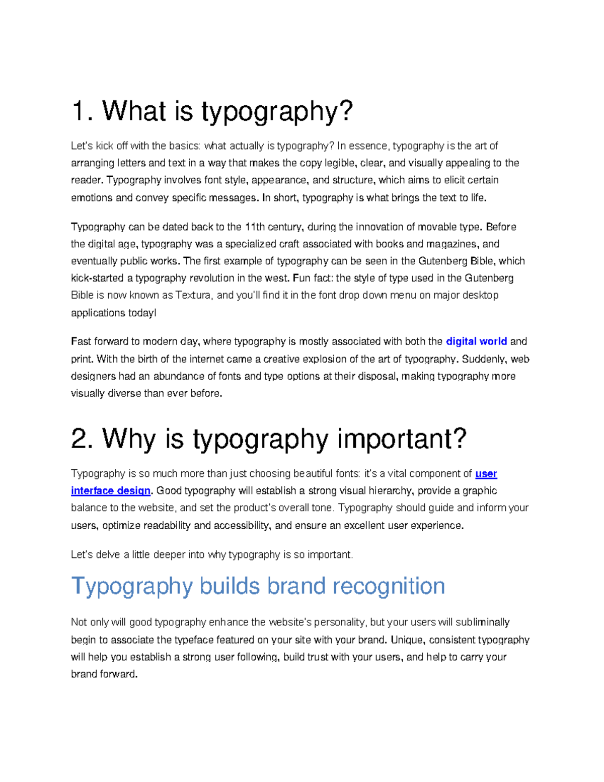 Typography - study for exams - 1. What is typography? Let’s kick off ...