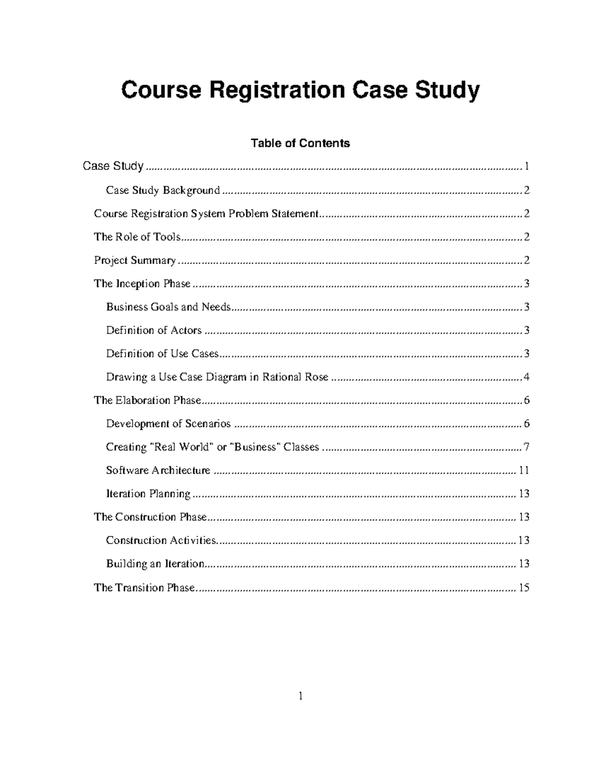 URCase Study - USE CASE DIAGRAMS FOR PRACTICE - Course Registration ...