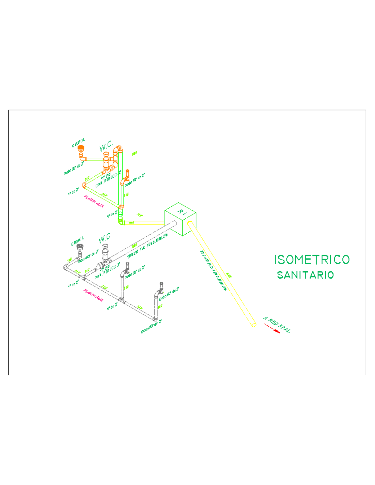 Izometria hidraulica - detalles de cimentaciones e isometrías - A RED ...