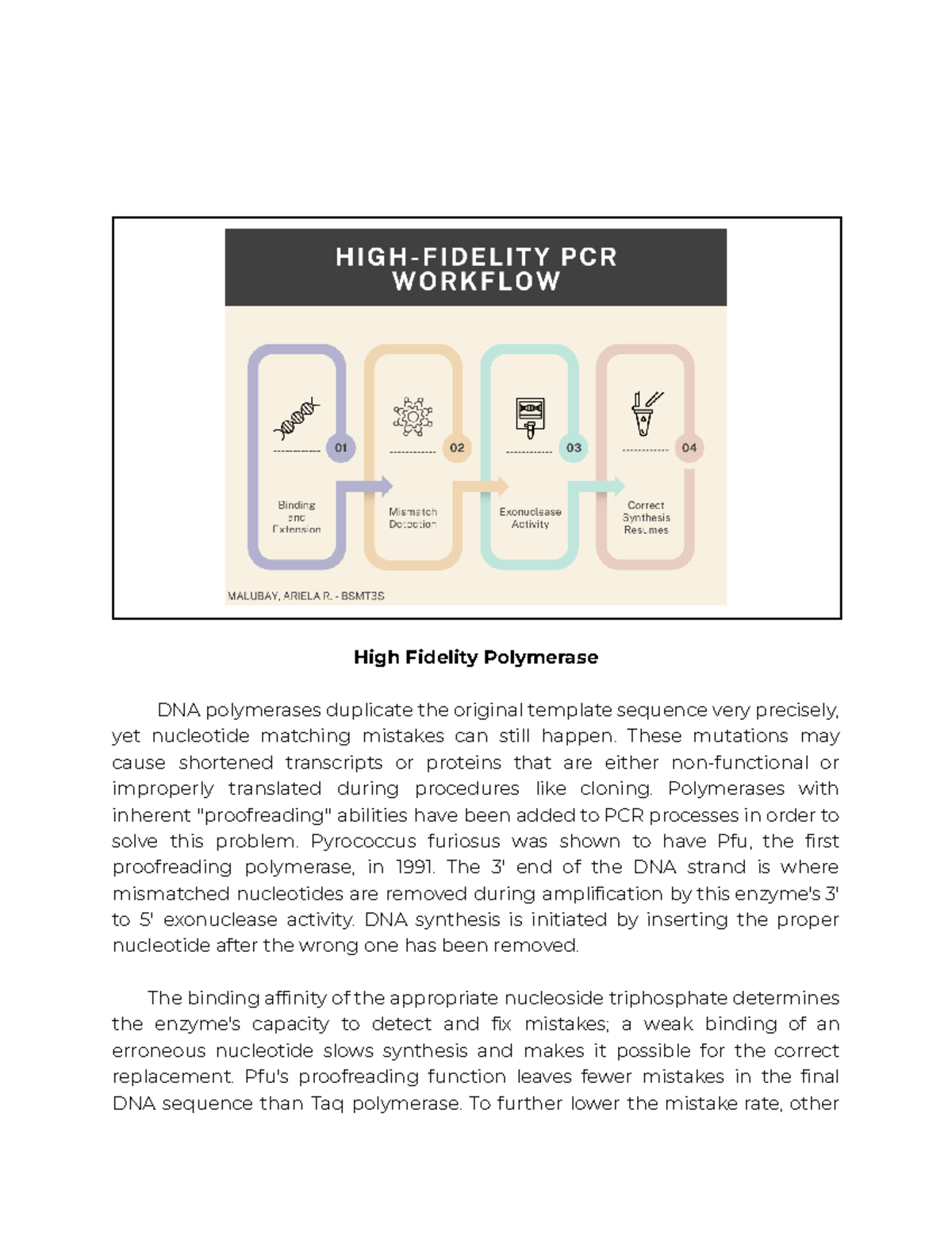 Mol Bio M4-PCR - Use it well. - Malubay, Ariela R. BSMT 3S High ...