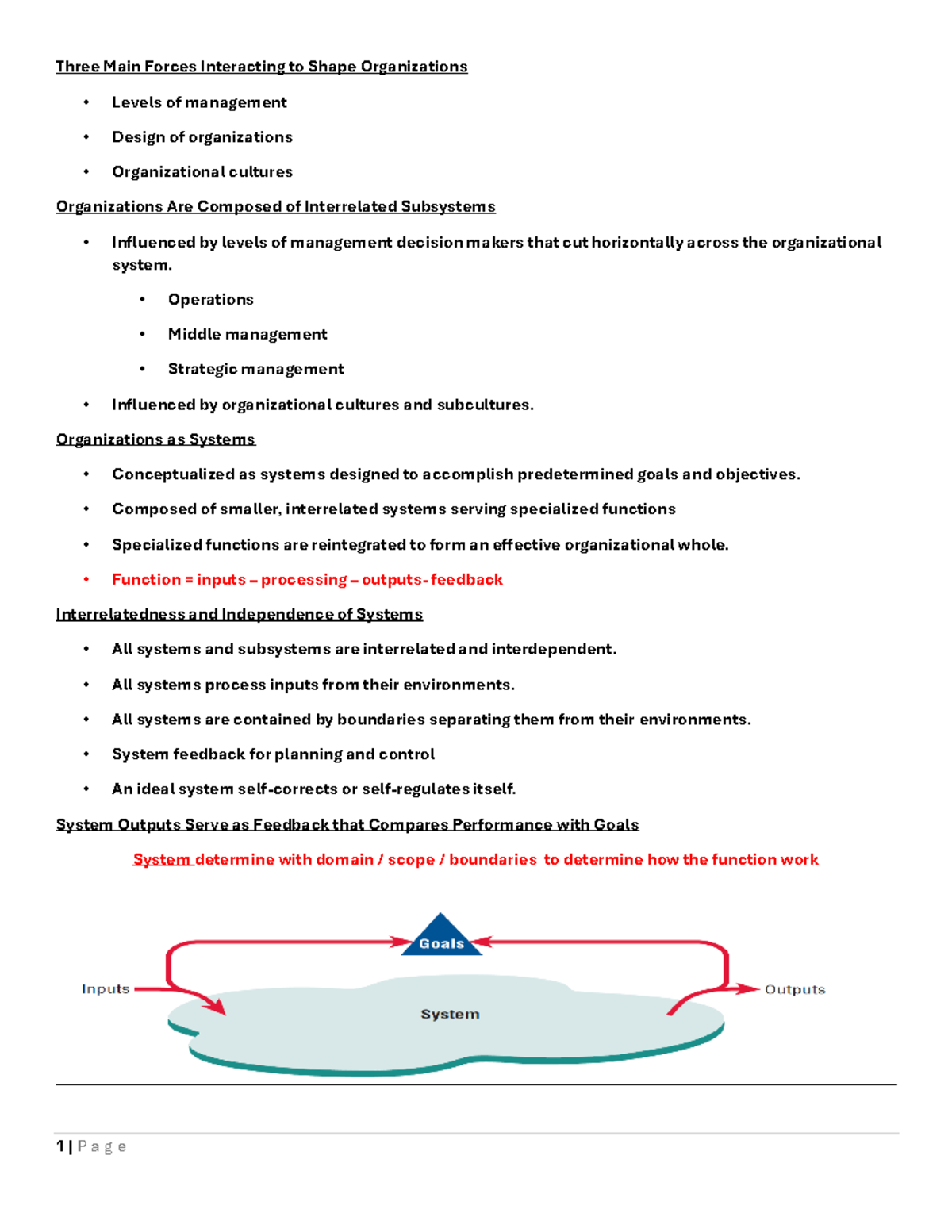 IT501 -02 - Summary Systems Analysis and Design - Three Main Forces ...
