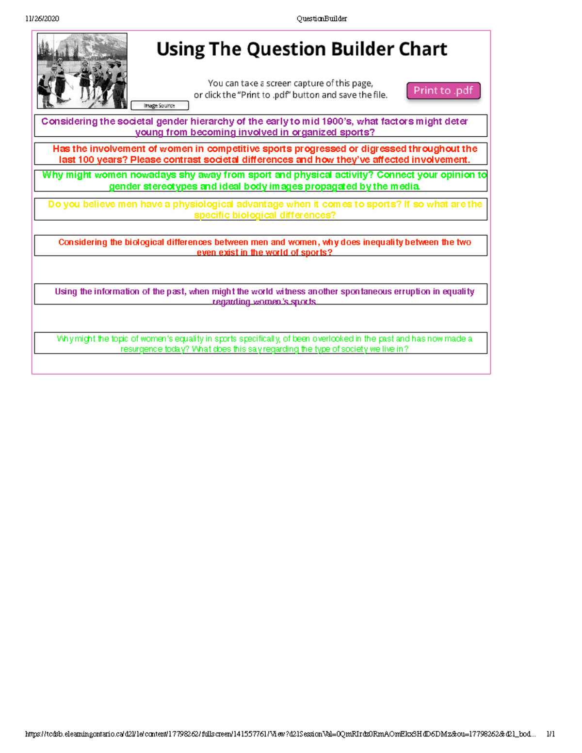 Activity 3 Inquiry Skills - PSK4U1-03-Introductory Kinesiology, In this ...