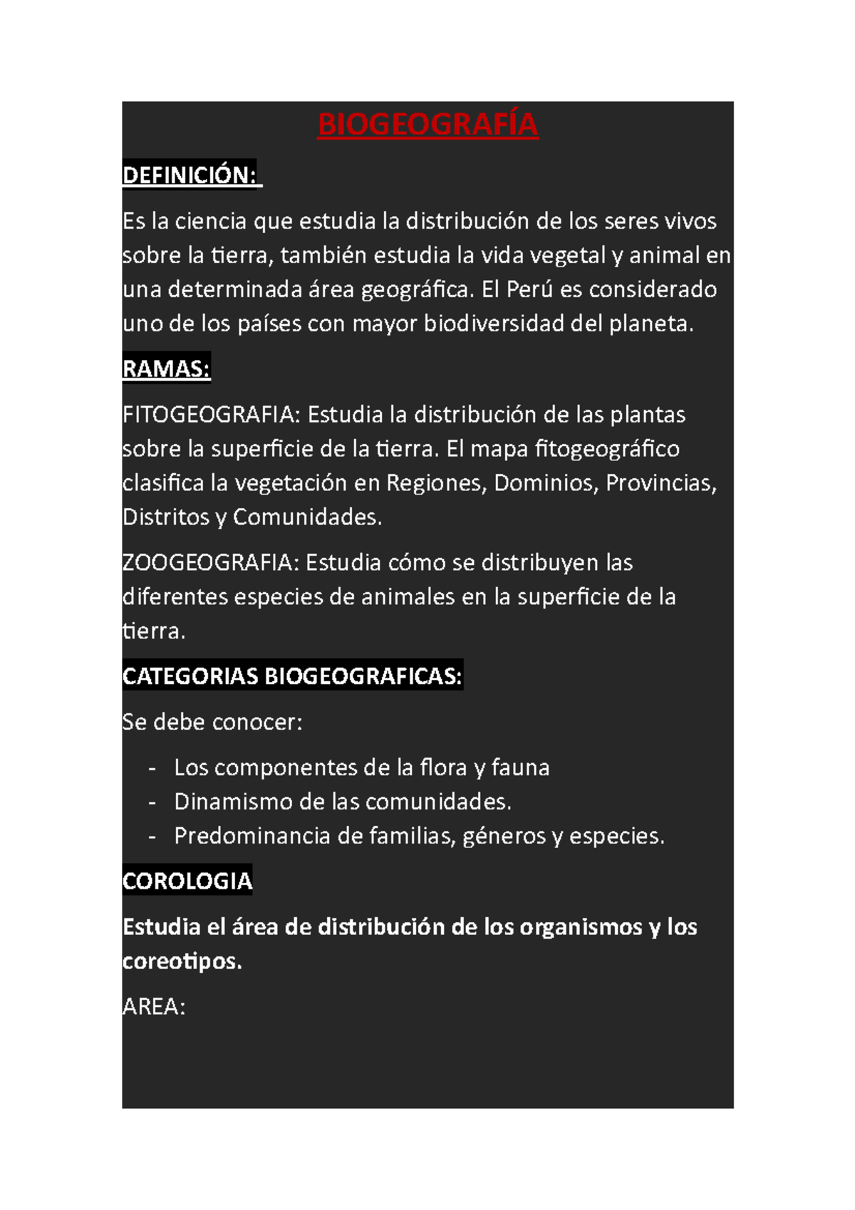 Exposicion Biogeografia - BIOGEOGRAFÍA DEFINICIÓN: Es la ciencia que estudia la distribución de ...