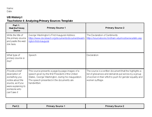 HIS 100 Module Five Activity Template - Identify the topic you chose to ...
