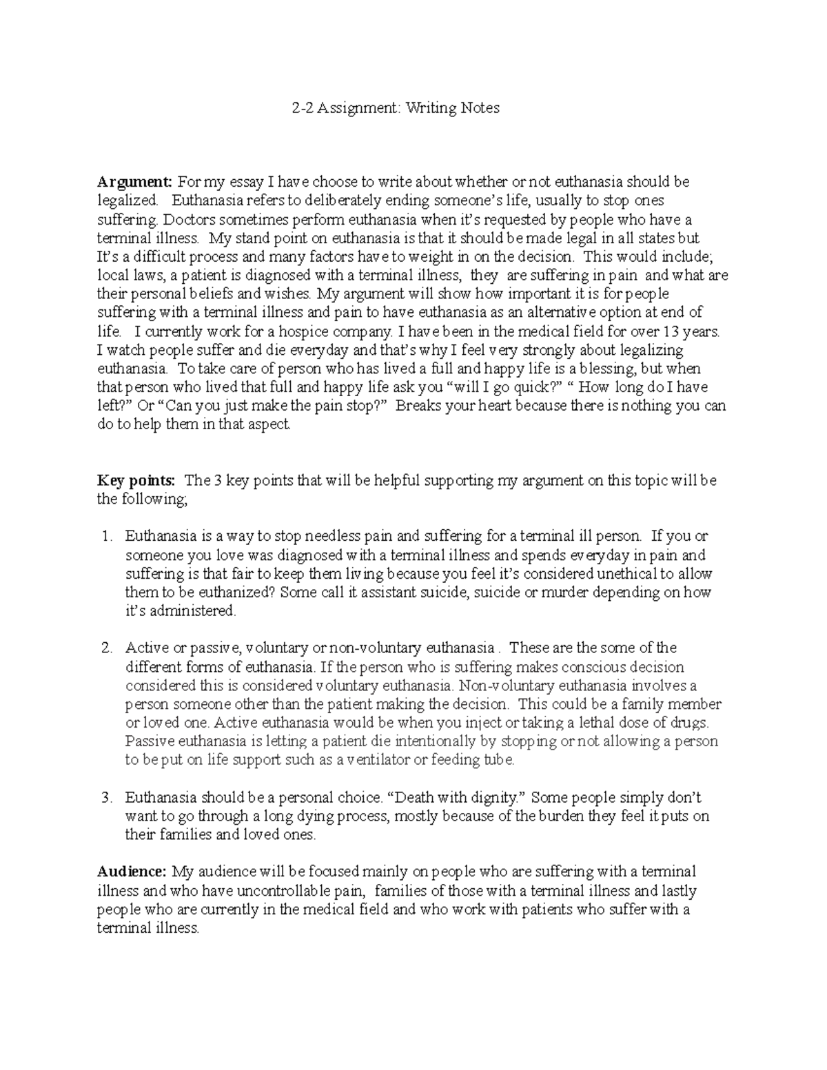 Writing notes - 1-2 Short Paper: If Only I Could Sleep! - 2-2 ...