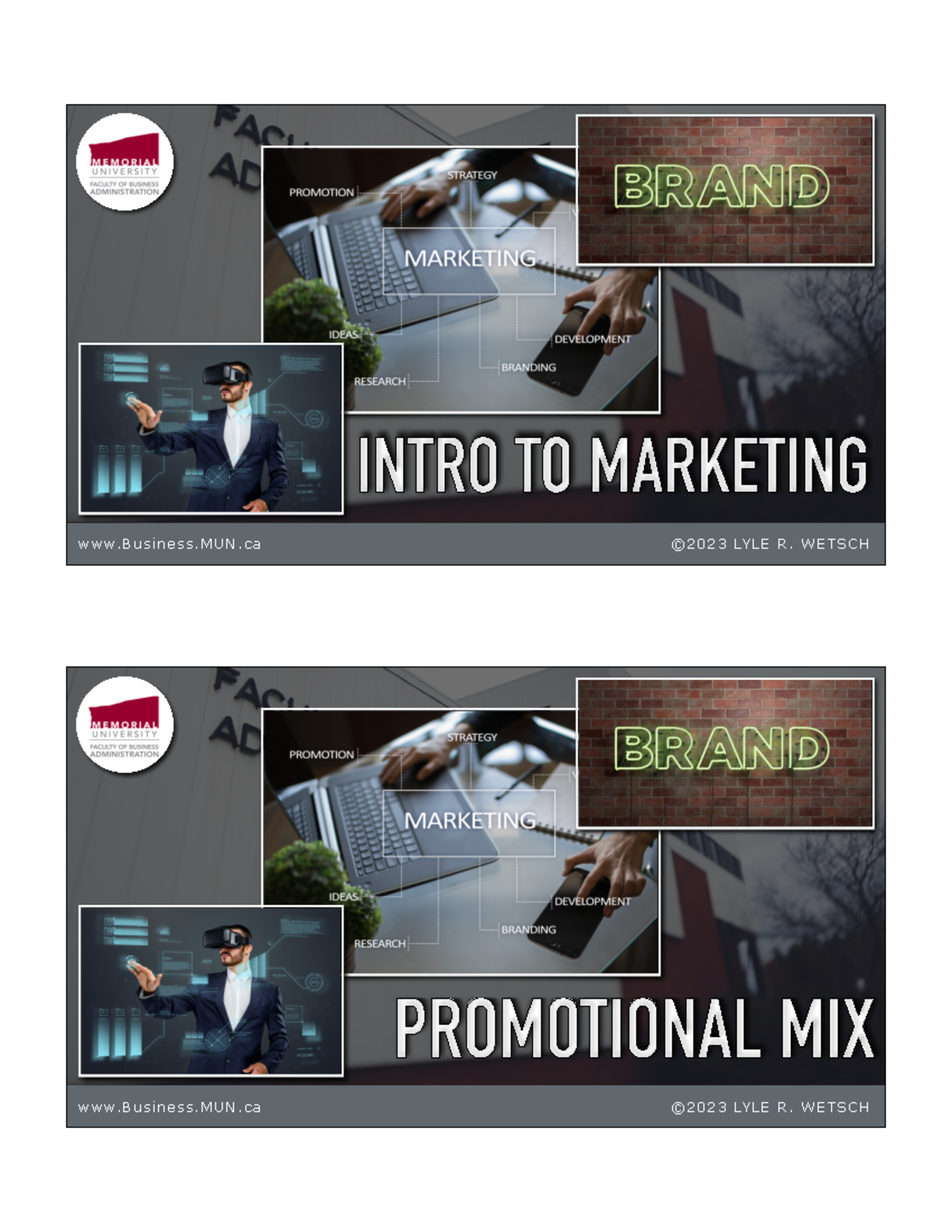 Busi-2210-Week-11-02-Promotional-Mix-Handouts - Business.MUN ©2023 LYLE ...