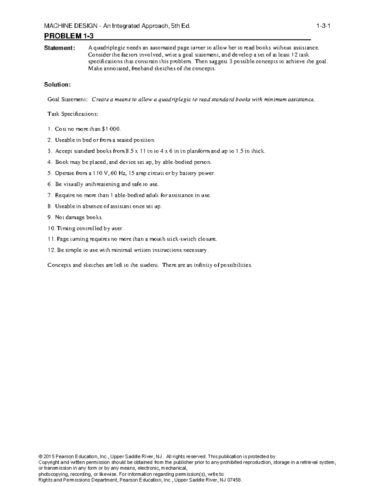 P0103 - Homework solution - MACHINE DESIGN - An Integrated Approach ...