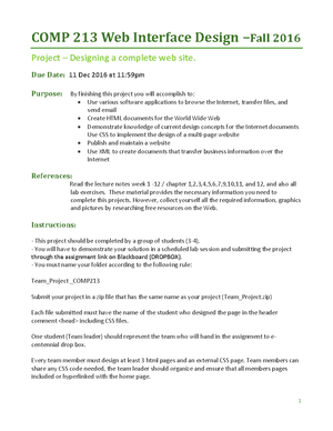 Example Web Design Report 3 - Public Relations Web Design Report ...