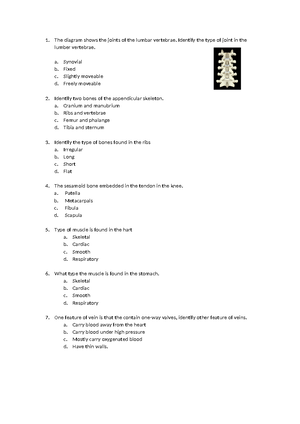 Unit 8 - Assignment - P2 Describe the effect of disorders of muscles ...