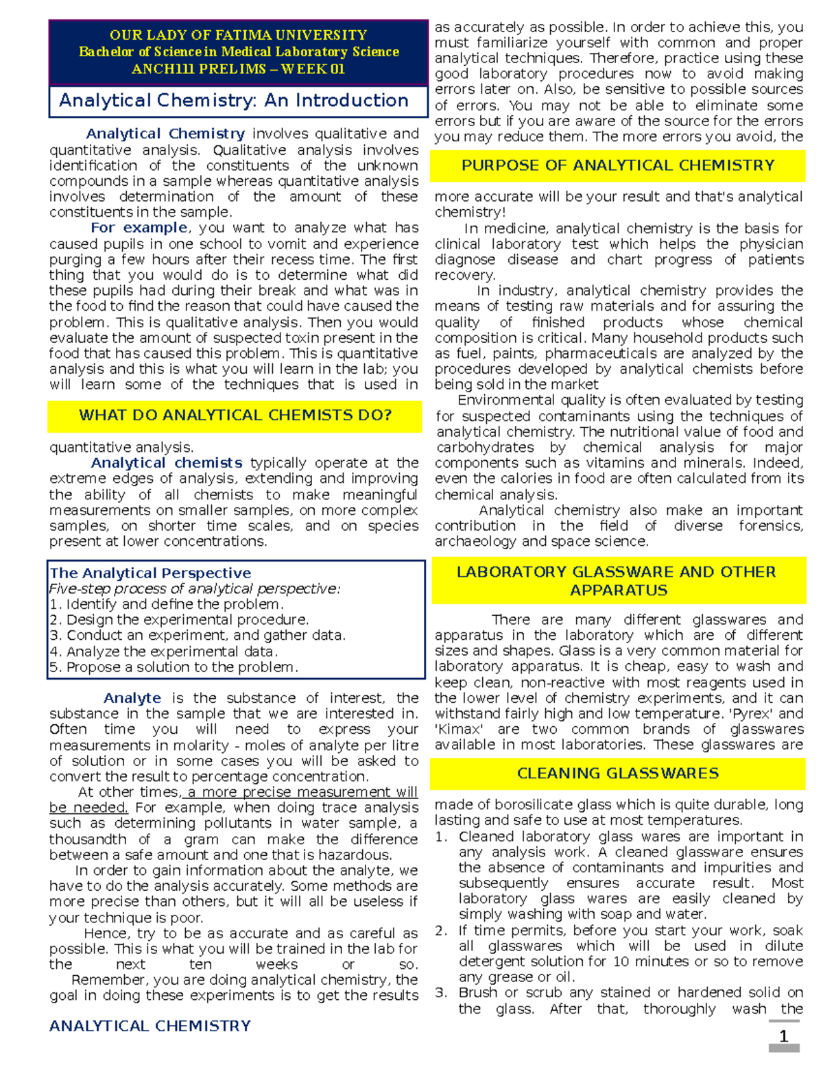 Analytical Chemistry - LXJHSAKBDCG8IUD - Analytical Chemistry: An Introduction Analytical ...
