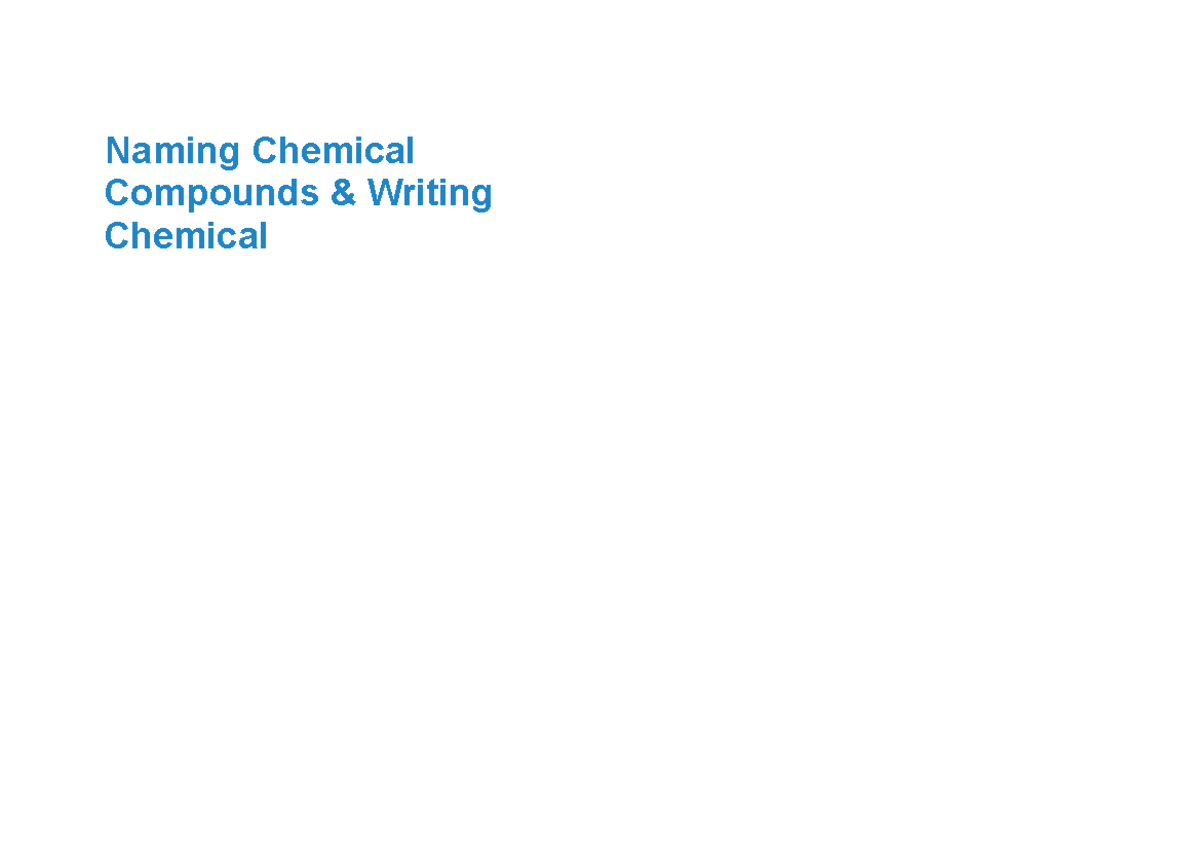 Naming Chemical Compounds Naming Chemical Compounds Writing naming-chemical-compounds-naming-chemical-compounds-writing
