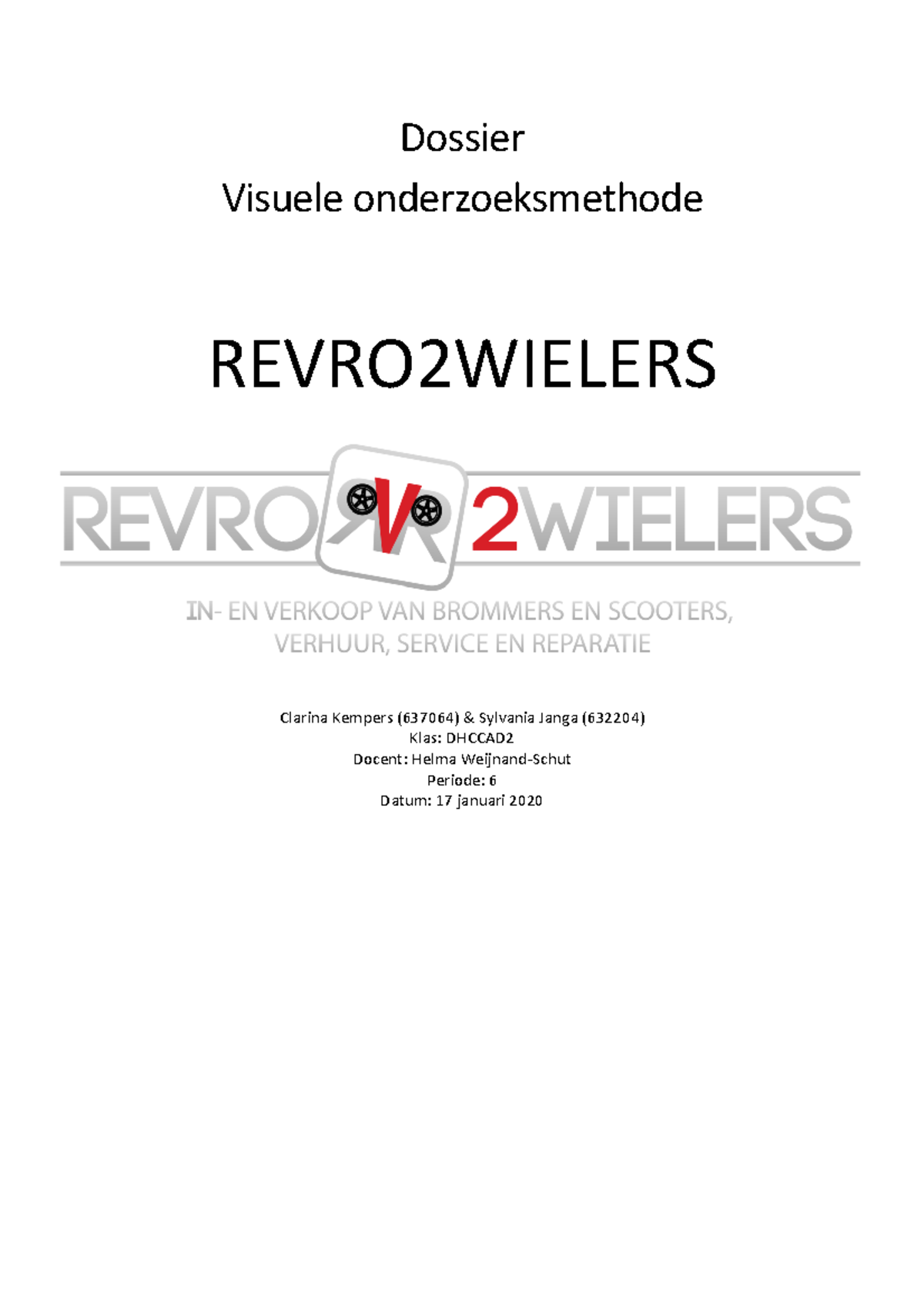 Dossier Visuele onderzoeksmethode - Dossier Visuele onderzoeksmethode ...