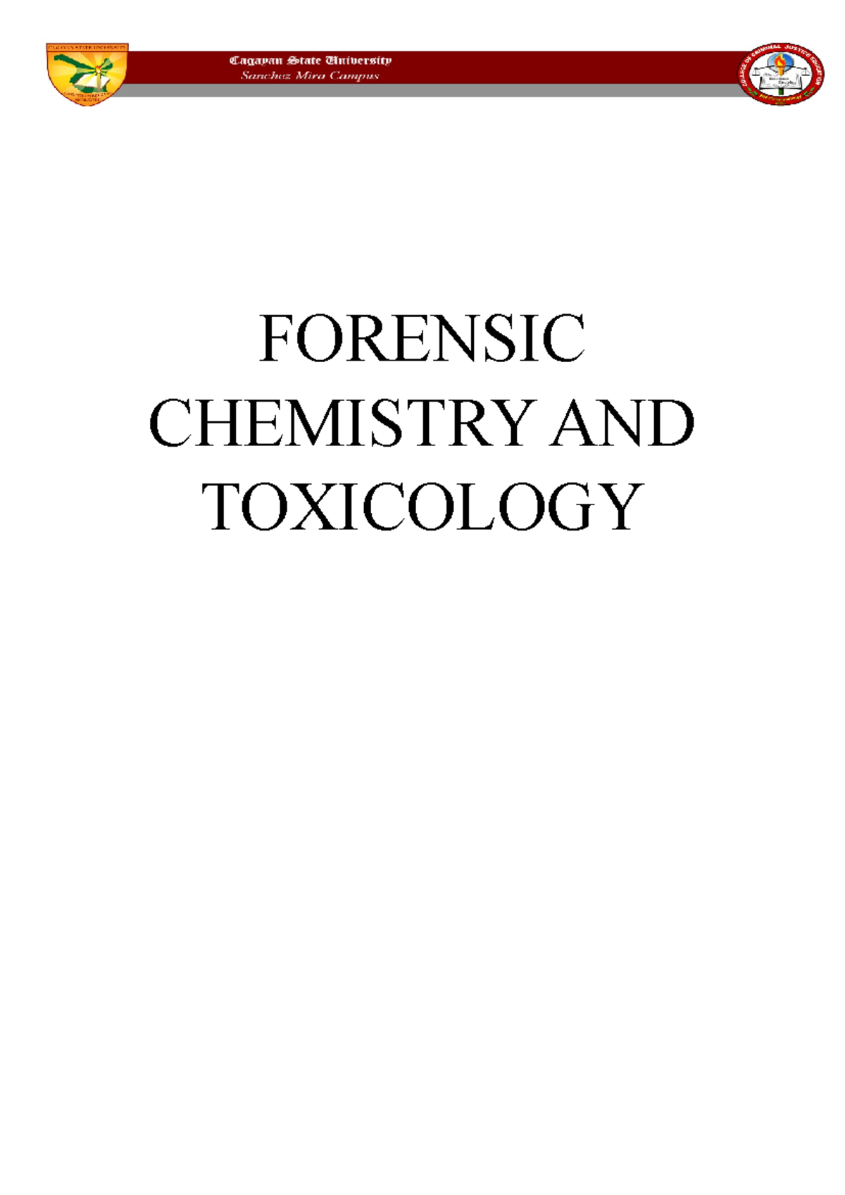 Jmbloodreport - FORENSIC CHEMISTRY AND TOXICOLOGY Name: Janren Mark Ugalde Year and Section: BS ...