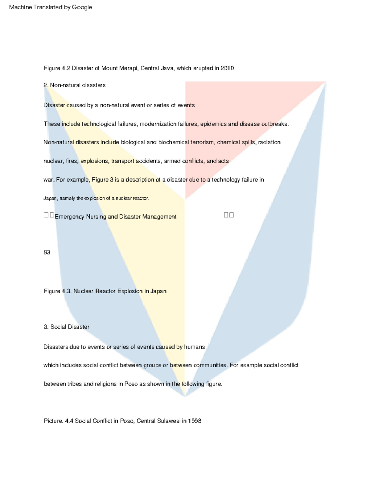 Emergency Nursing and Disaster Management -23 - Non-natural disasters ...