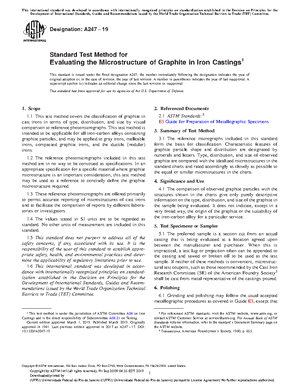 ASTM E3-11(2017 ) Standard Guide for Preparation of Metallographic Specimens - Designation: E3 − ...