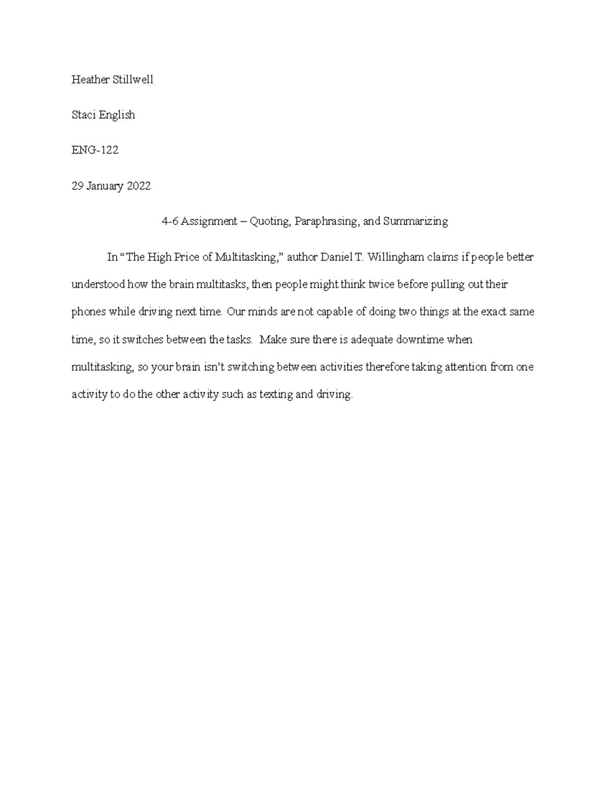 4-6 Assignment - module 4 - Heather Stillwell Staci English ENG- 29 ...