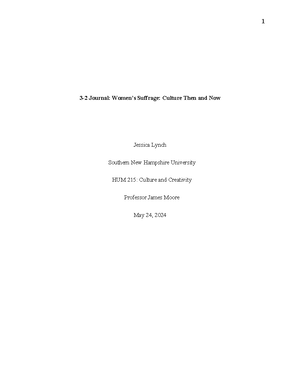 HUM215 6-2 Journal Interpretation of a Creative Work - 6-2 Journal ...