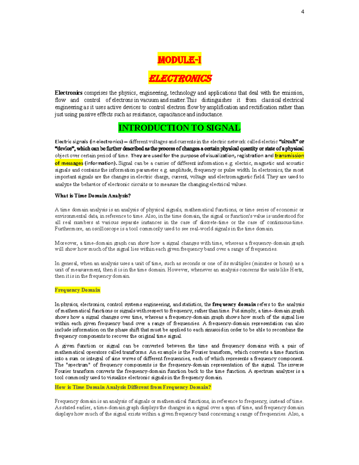 Basic electronics chapter 1 - Electrical And Electronics Engineering ...