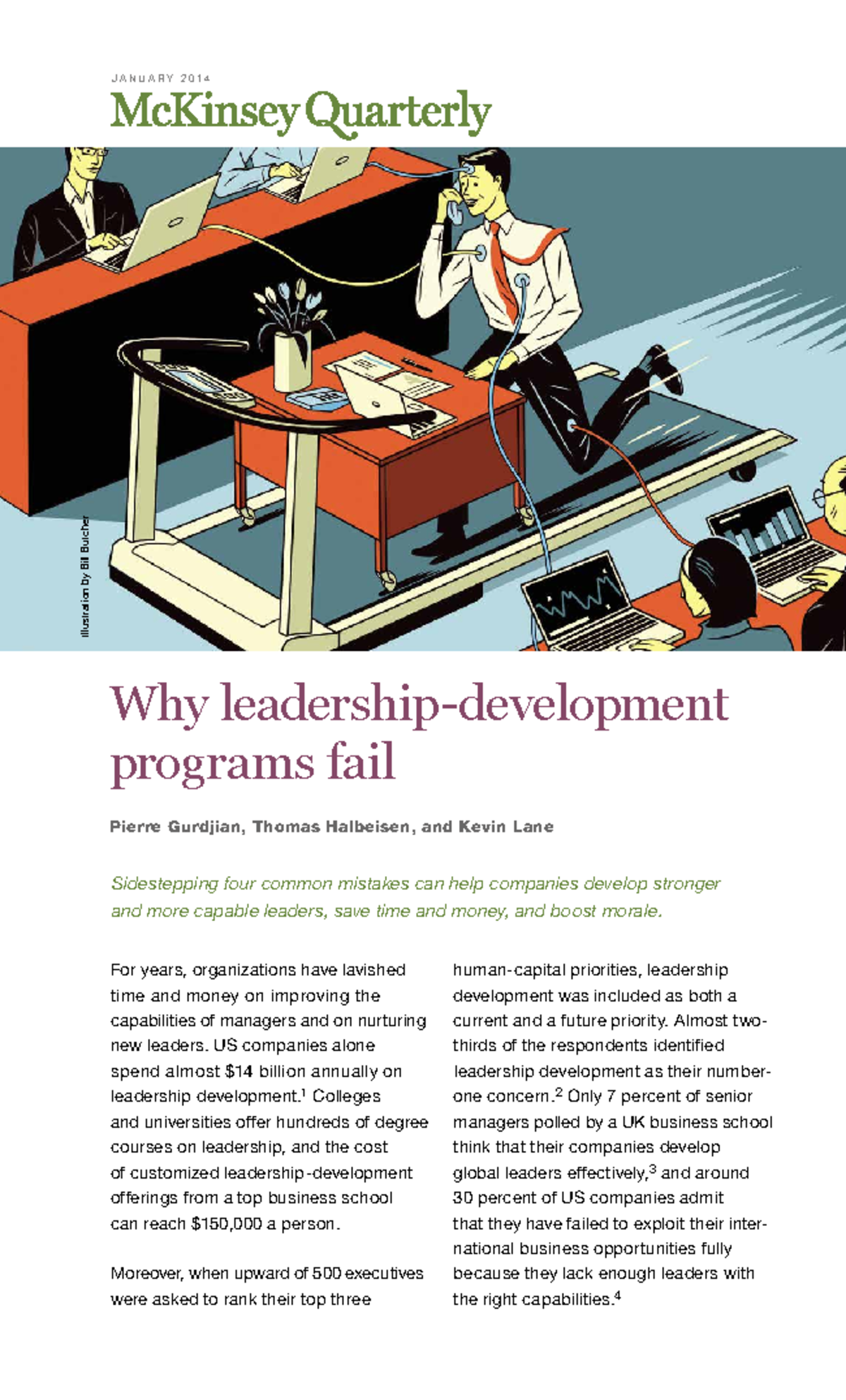 Gurdjian 2014 (Mc Kinsey) why leadership development programs fail - human-capital priorities ...