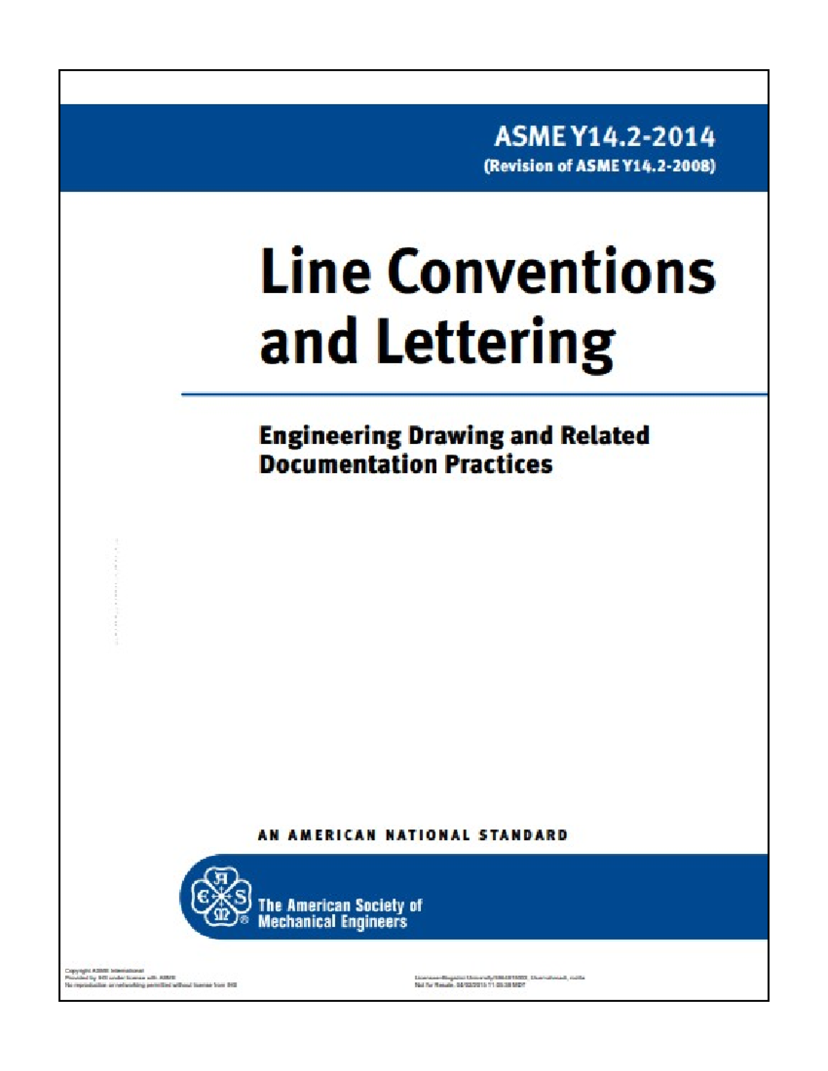 Asme dibujo - normas - ASME (Revision of ASME Line Conventions and ...