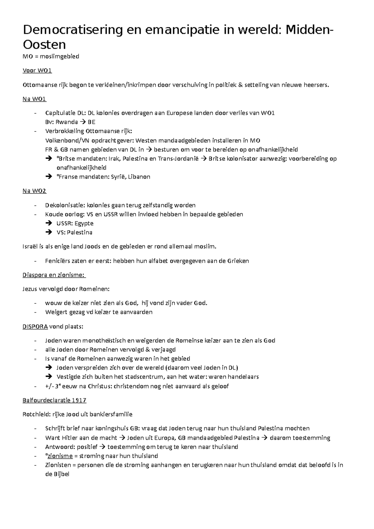 Democratisering en emancipatie in wereld - Na WO - Capitulatie DL: DL ...