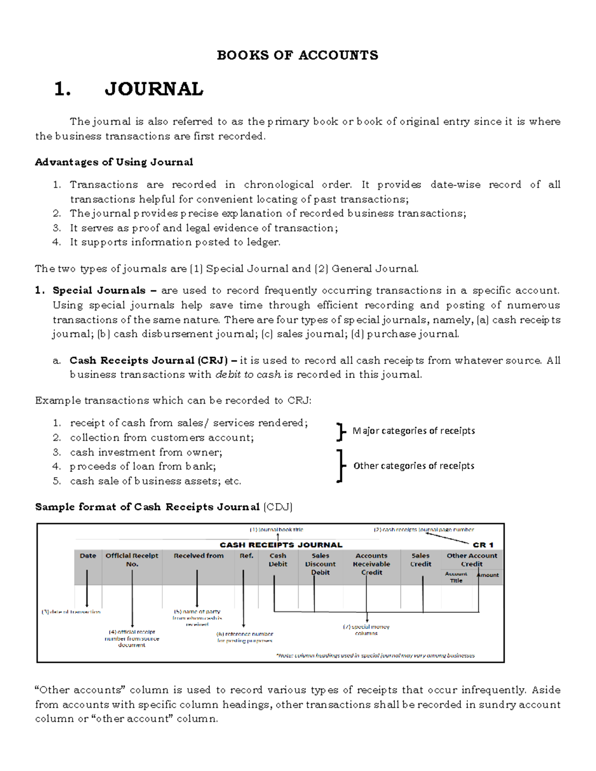 Inbound 5407608256506456531 - BOOKS OF ACCOUNTS 1. JOURNAL The journal ...