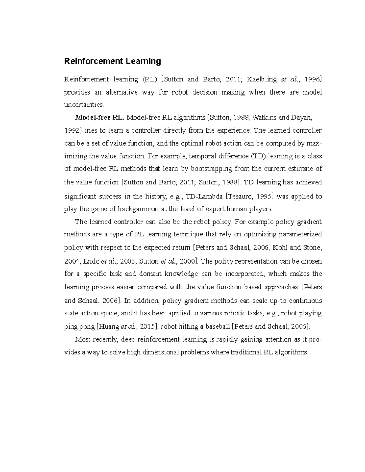 Reinforcement Learning - Reinforcement Learning Reinforcement learning ...