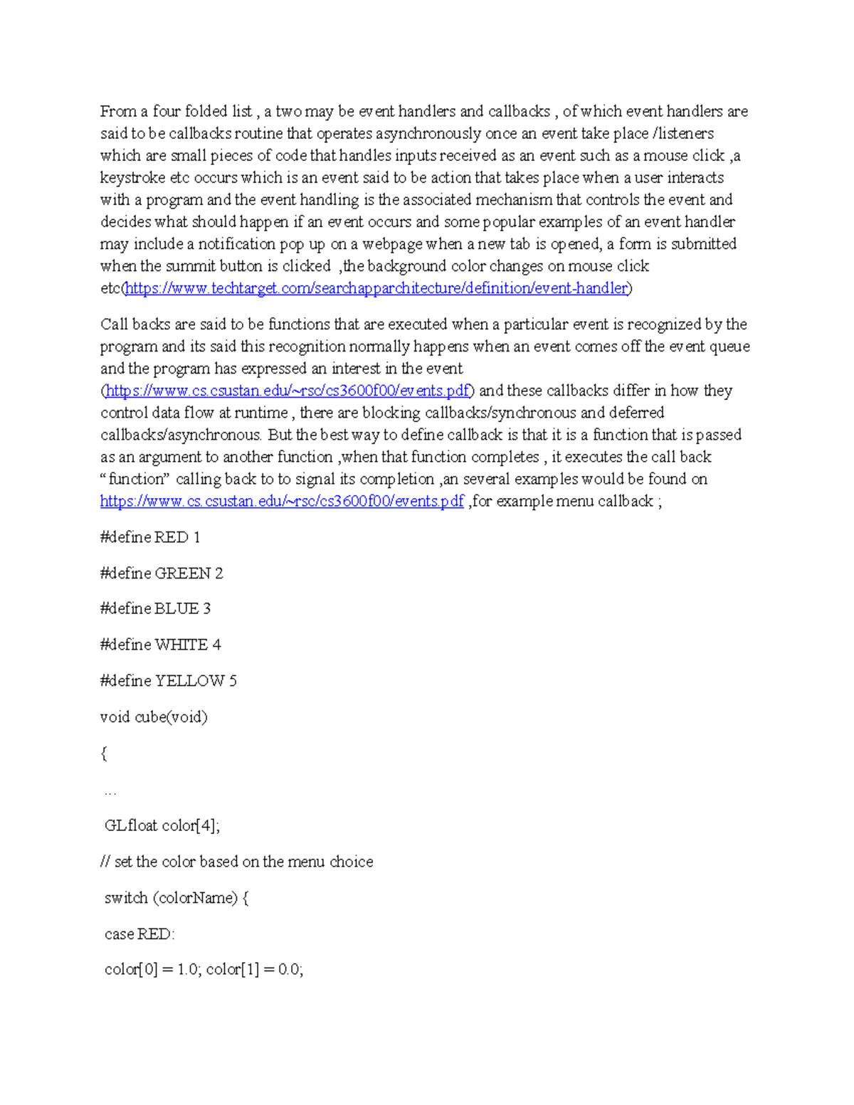 Discussion forum unit -5 - From a four folded list , a two may be event ...