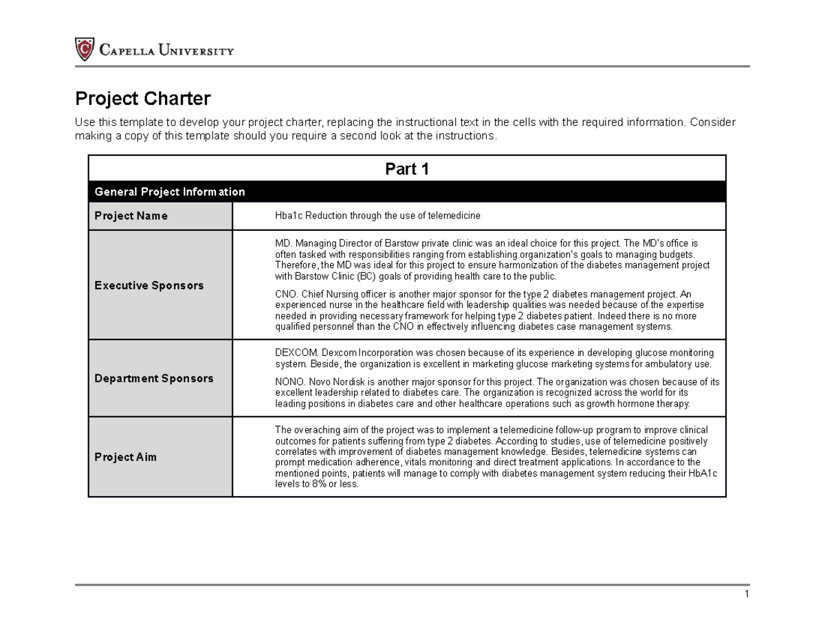 790353 - Read the text to get more information - Project Charter Use ...