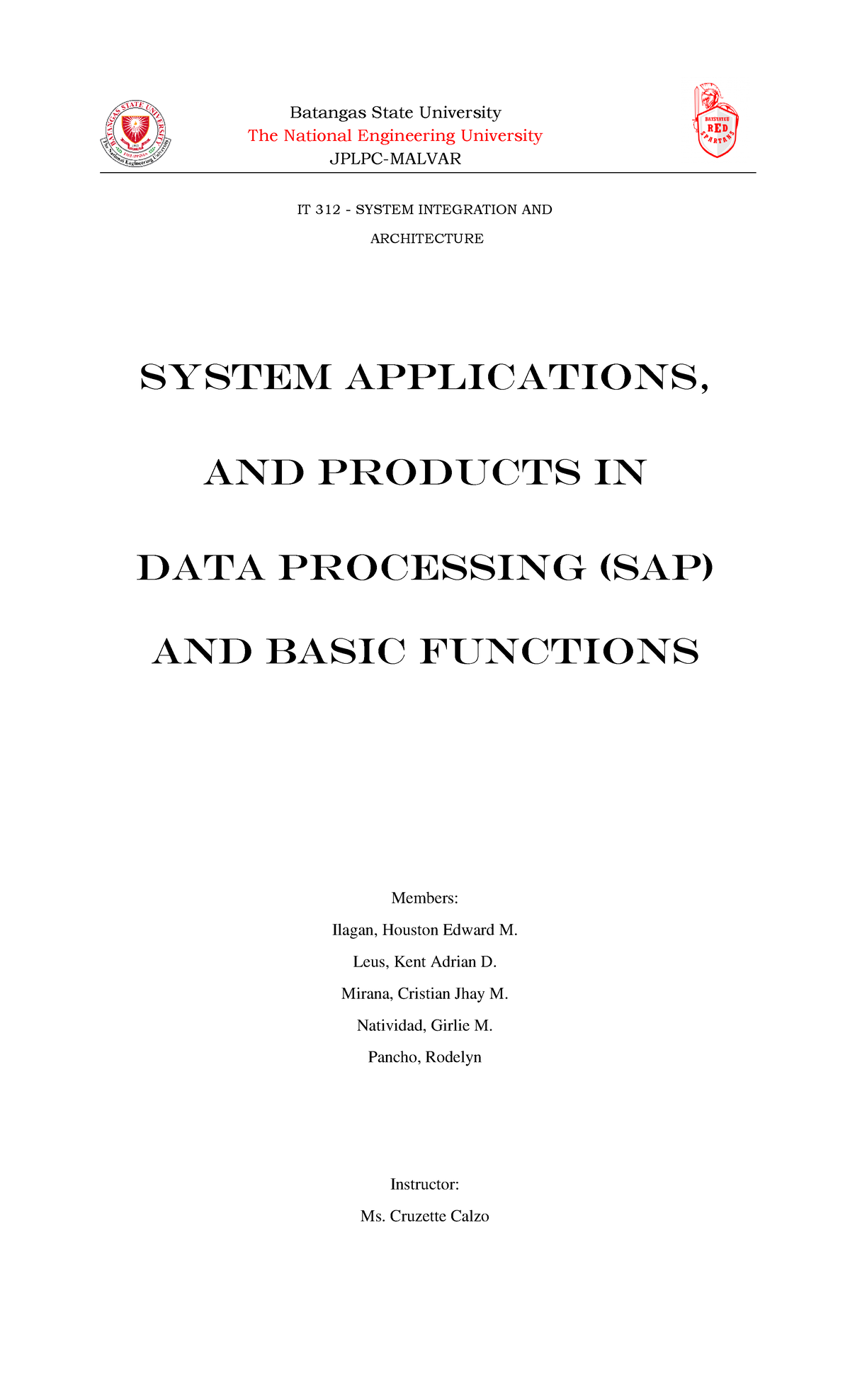 SIA-SAP- Documentation - The National Engineering University JPLPC ...