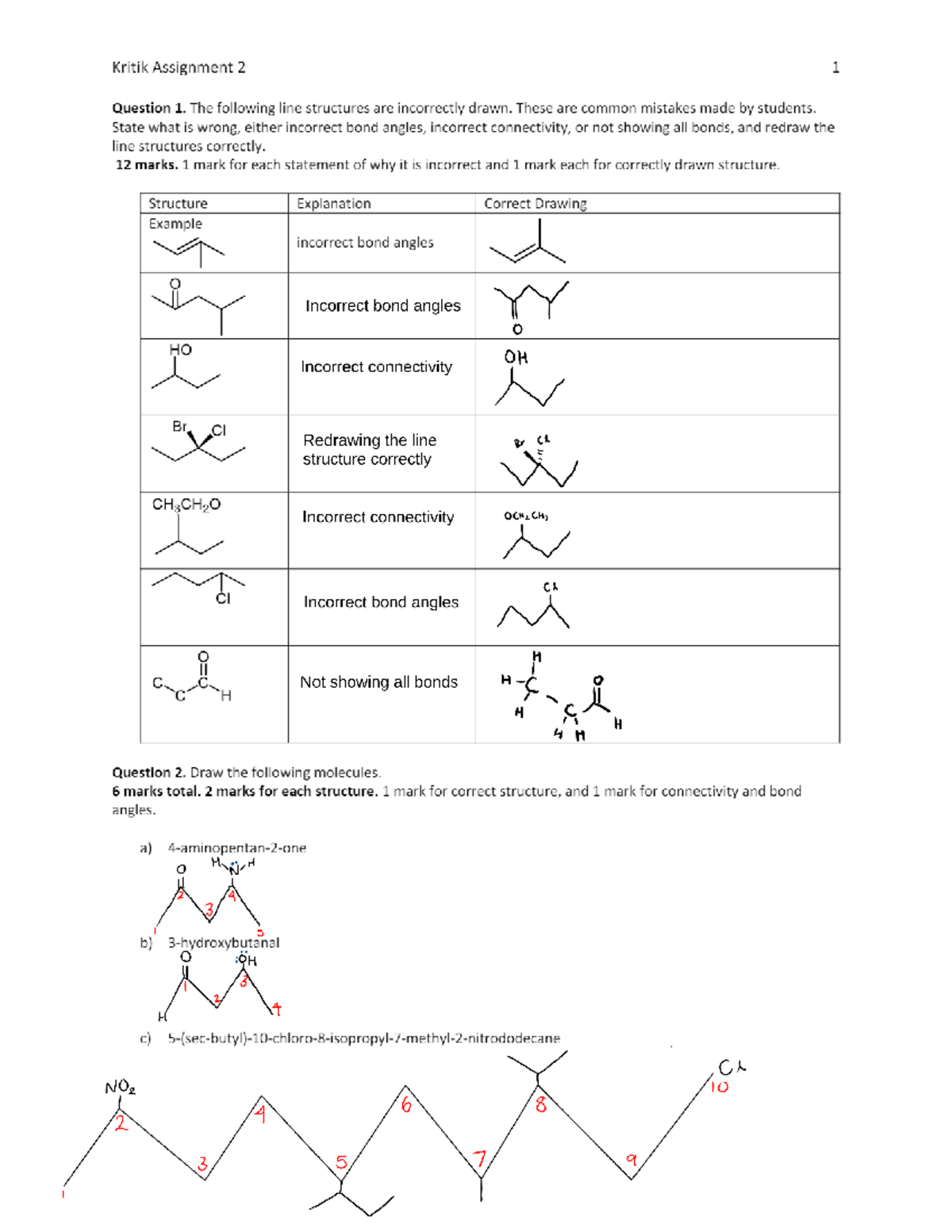 Kritik 2Final Assignment - CHE 112 - Studocu