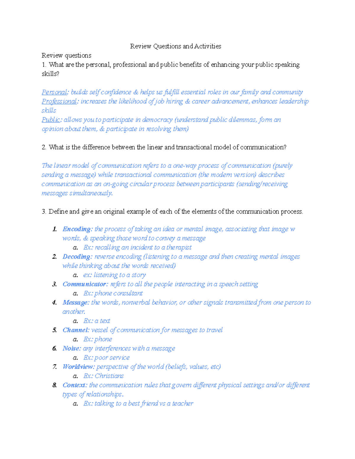 Ch 1 Review Questions and Activities - Review Questions and Activities ...