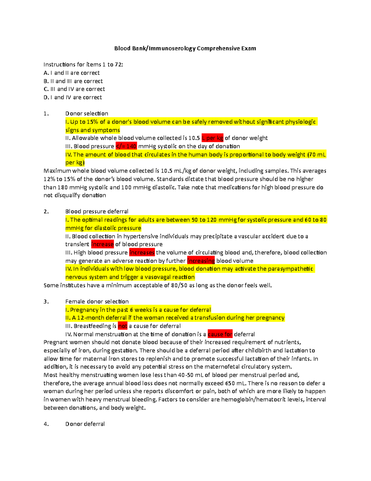 BB comprehensive exam questions rationaleBB comprehensive exam ...