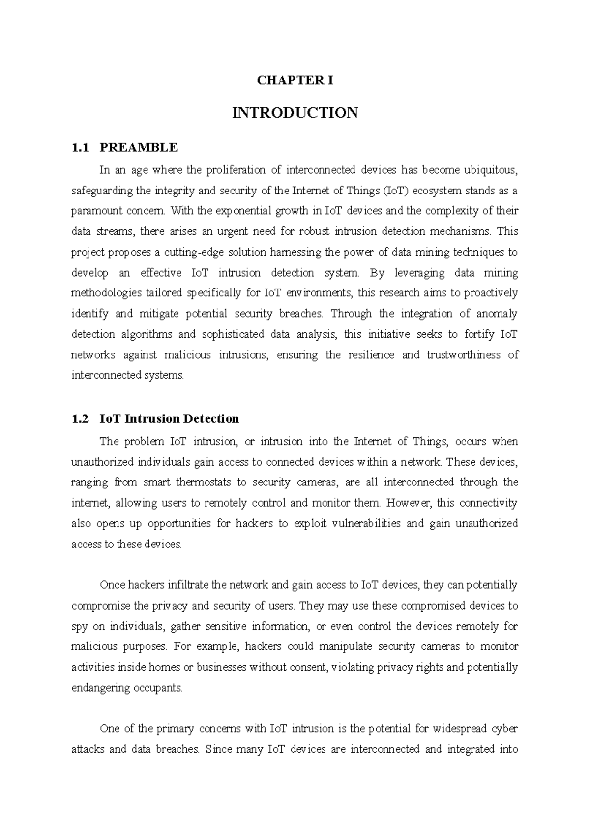 Chapter 1 - CHAPTER I INTRODUCTION 1 PREAMBLE In an age where the proliferation of ...