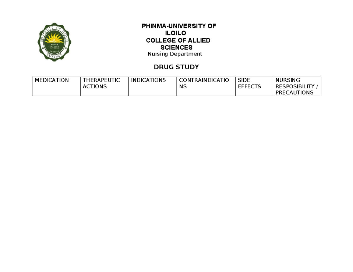 Nalbuphine (Nubain) - Nursing drug study - Applying The Concepts of ...