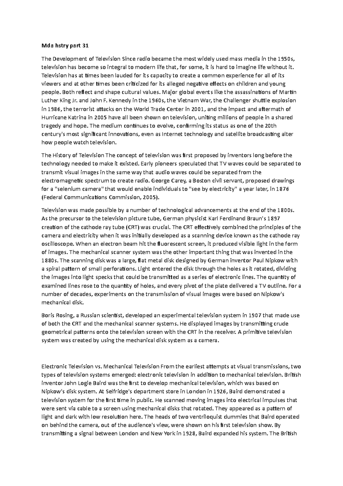 Mda hstry part 31 - History part 31 - Mda hstry part 31 The Development ...