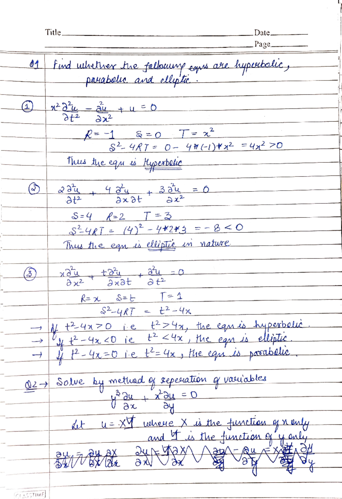 Maths-assignment - APPLIED MATHEMATICS-II - Studocu