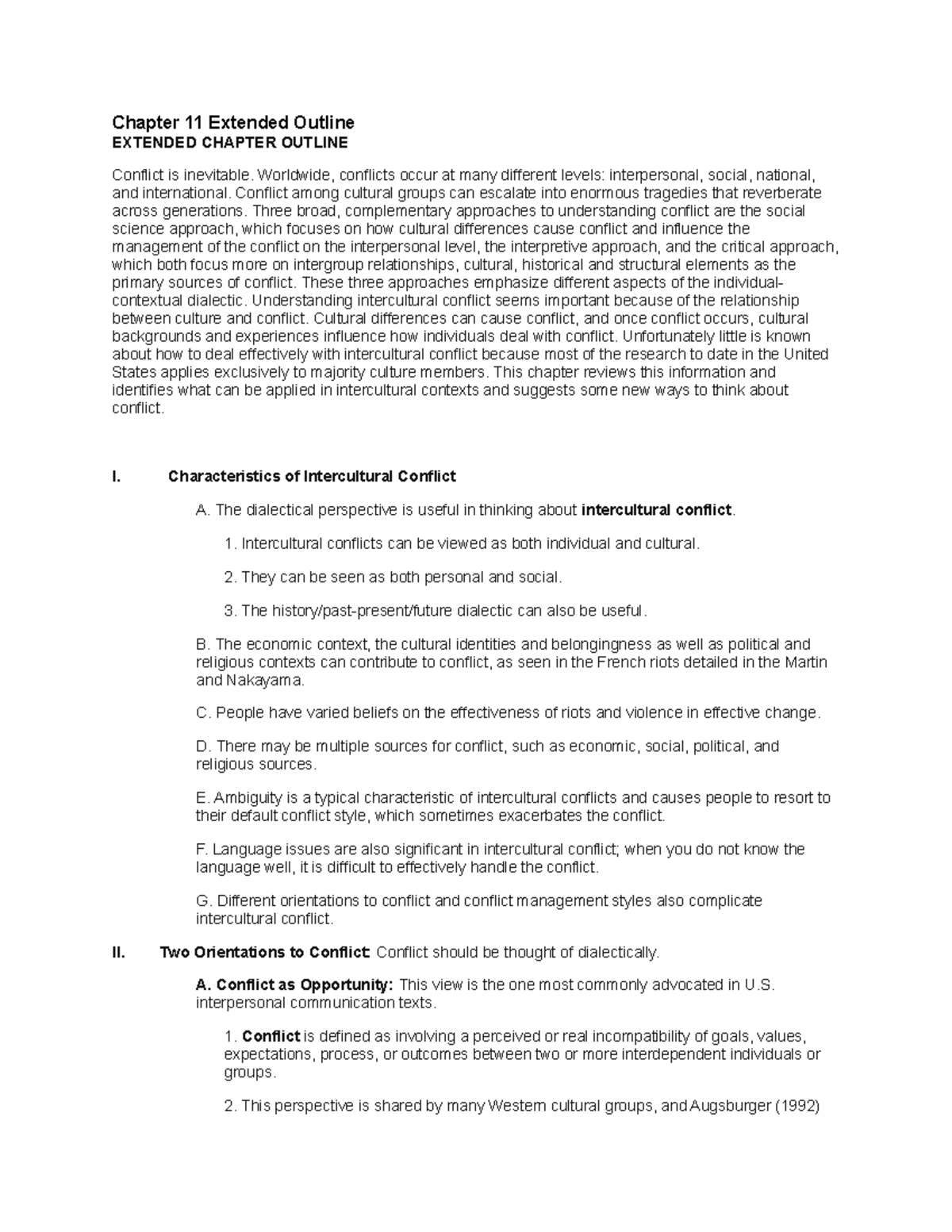 Chapter 11 Extended Outline - Chapter 11 Extended Outline EXTENDED ...
